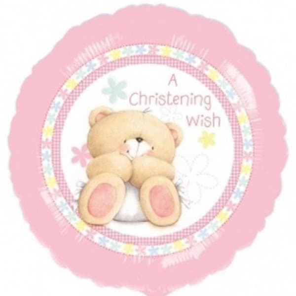 Balloons Baby Girl Christening Wish Balloon