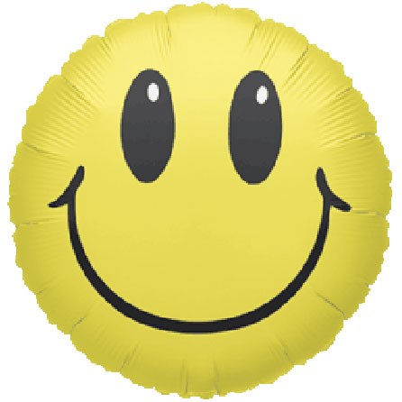 Balloons Smiley Face Foil Balloon