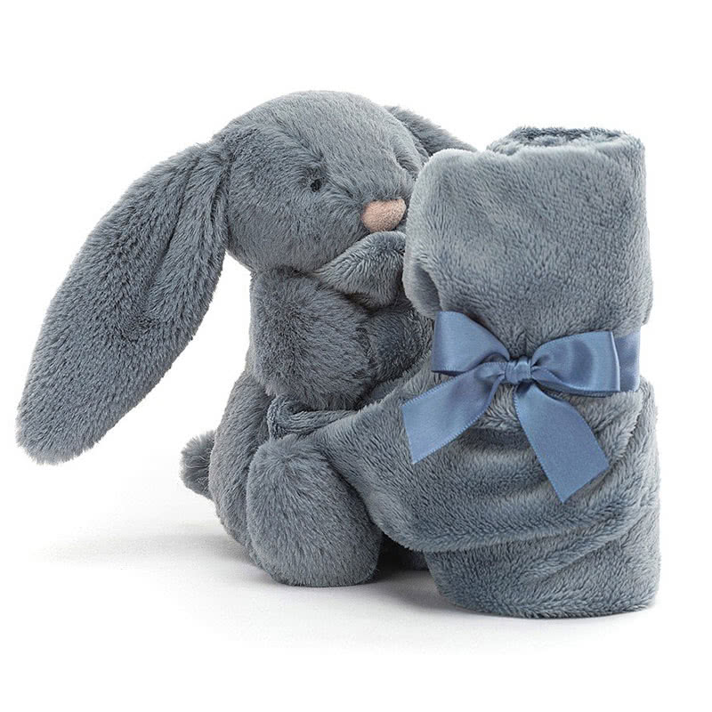 Jellycat Bashful Dusky Blue Bunny Soother £14.95