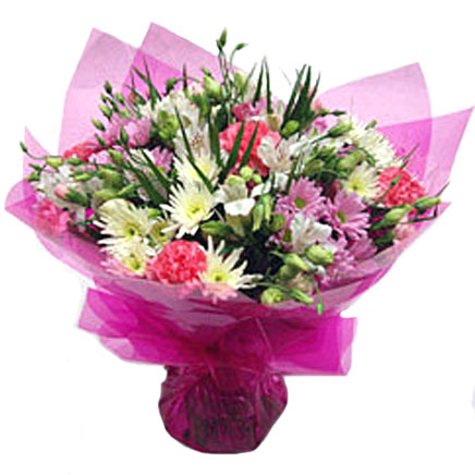 Baby Girl Pink Flower Bouquet